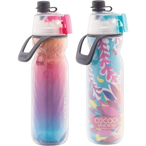 Other | O2cool Arctic Squeeze Insulated Mist N Sip Water Bottle 2 Pack ...
